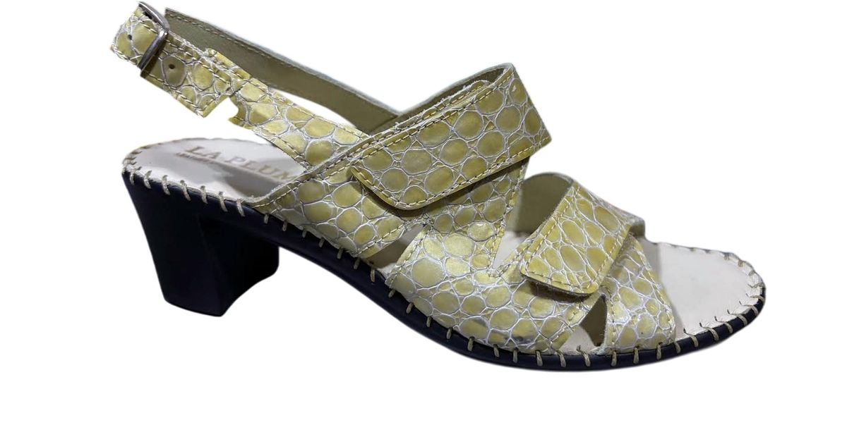 La Plume Nancy Sandals in Blue | Lyst