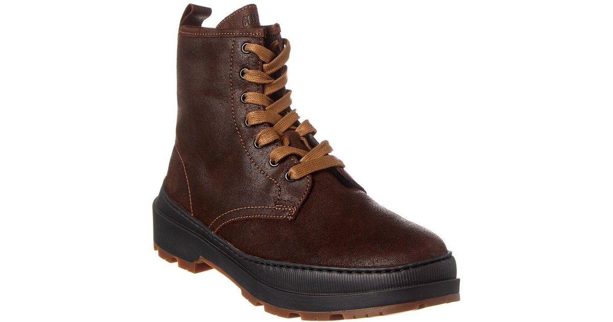 Camper Waxy Faro Leather Boot in Brown for Men | Lyst