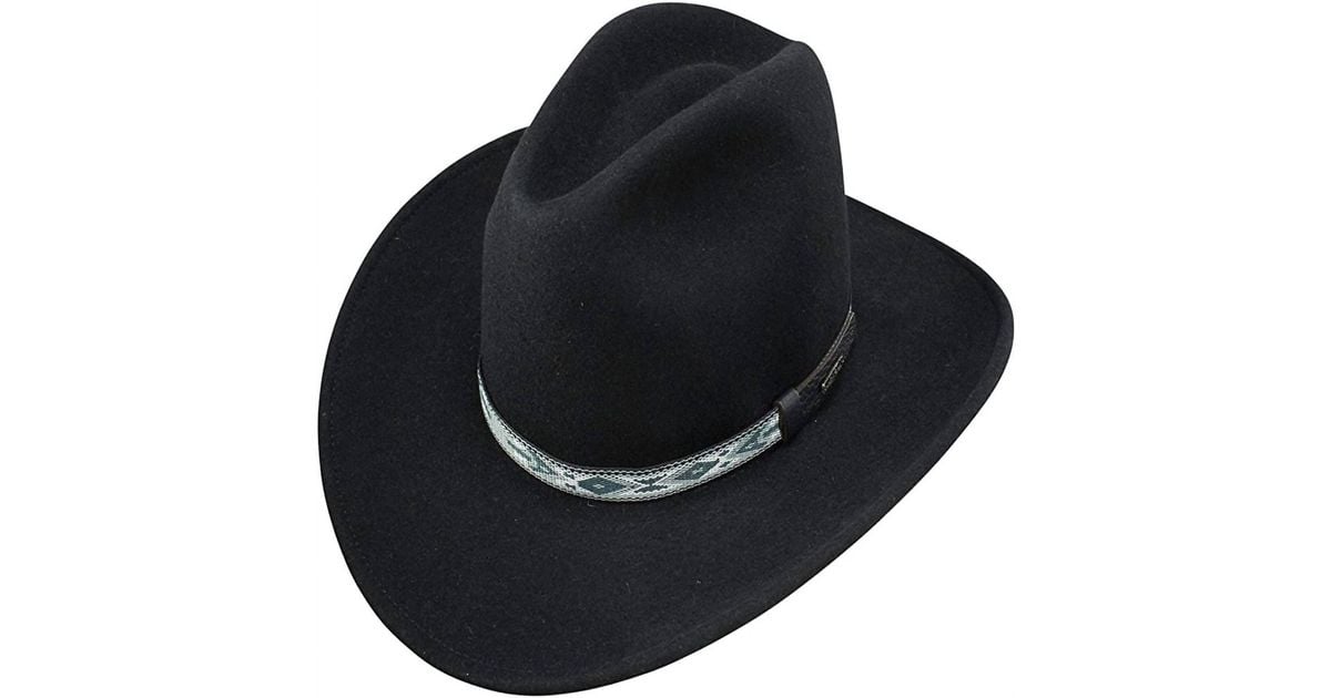 Resistol Stetson Granger Crushable Cowboy Hat in Black for Men | Lyst