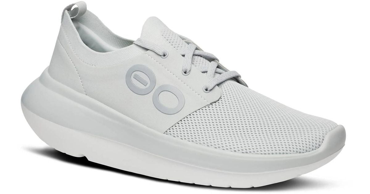 OOFOS Stride Shoe in White for Men | Lyst