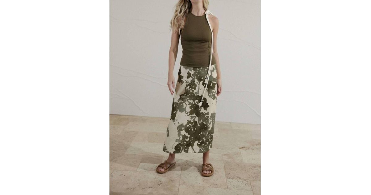 Pink Filosophy Guarani Top in Green | Lyst