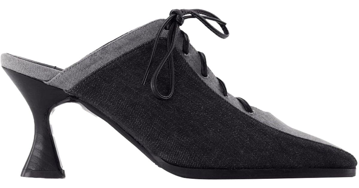 CAREL PARIS Corset Sandals in Black | Lyst