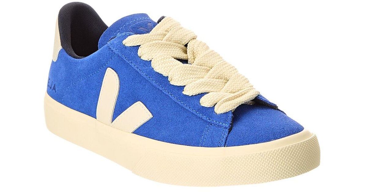 Veja Campo Bold Suede Sneaker in Blue | Lyst