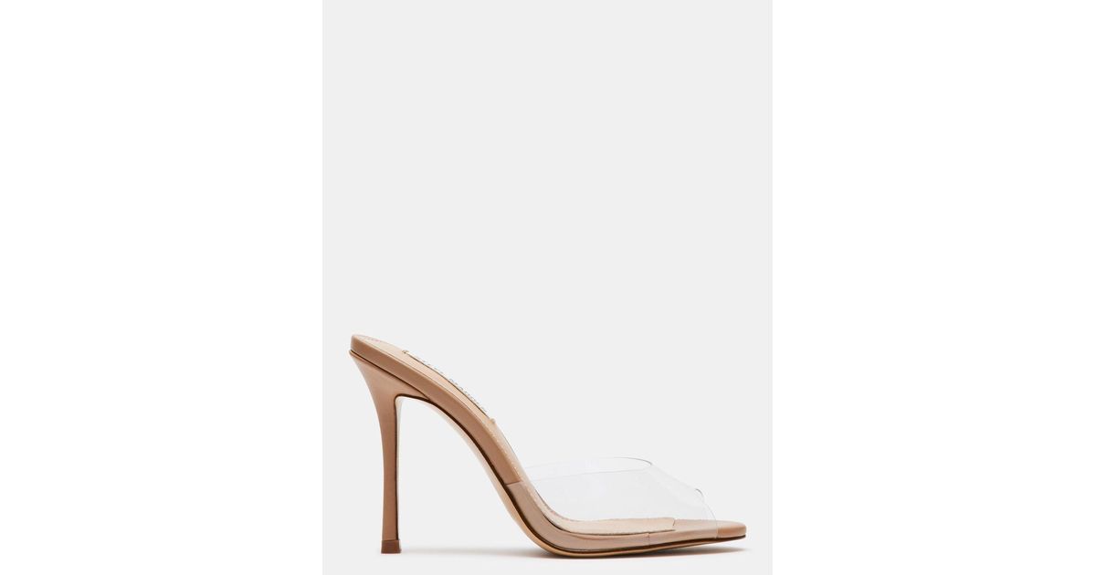 Steve Madden Priya Clear in Natural | Lyst