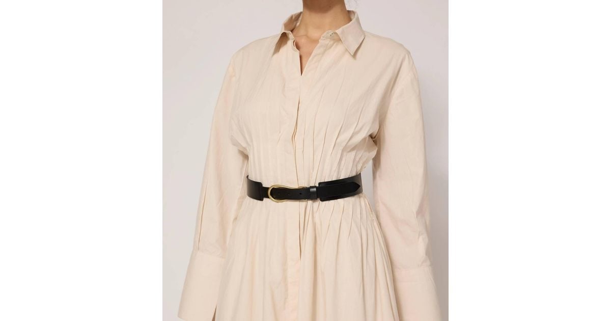 Cleobella Travis Leather Belt in Natural | Lyst
