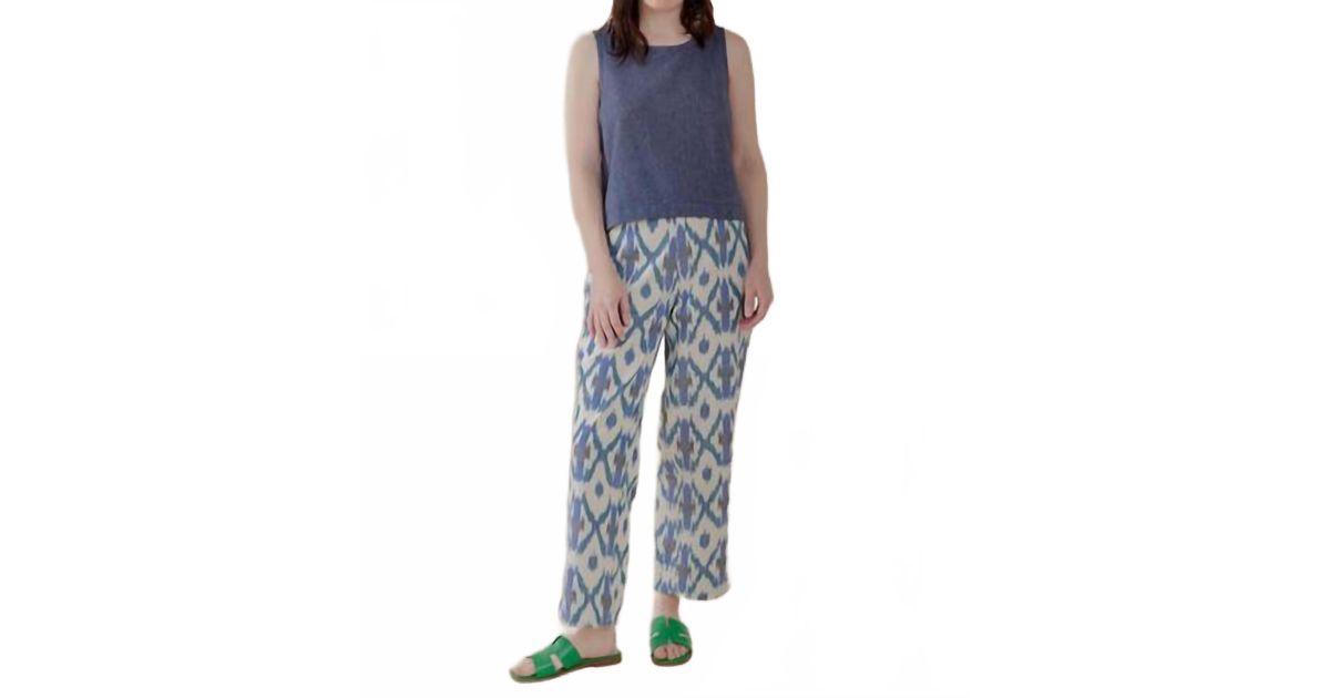 Mata Traders Tabitha Straight Leg Pants in Blue | Lyst