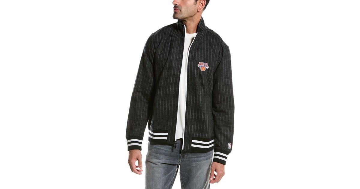 Todd Snyder X Nba Knicks Wool-blend Track Jacket in Black for Men | Lyst