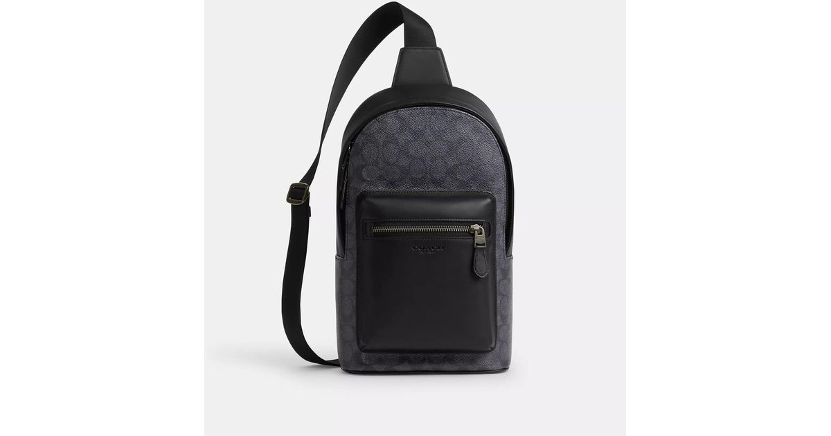 COACH West Pack in Black | Lyst