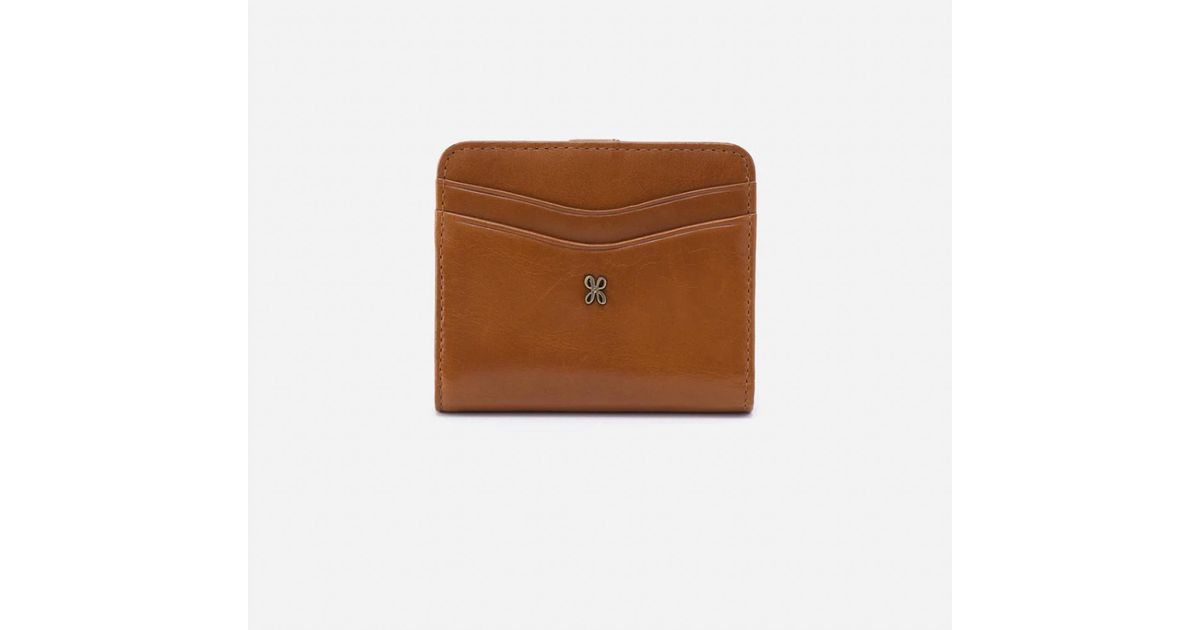 Hobo International Max Mini Bifold Card Holder in Brown | Lyst
