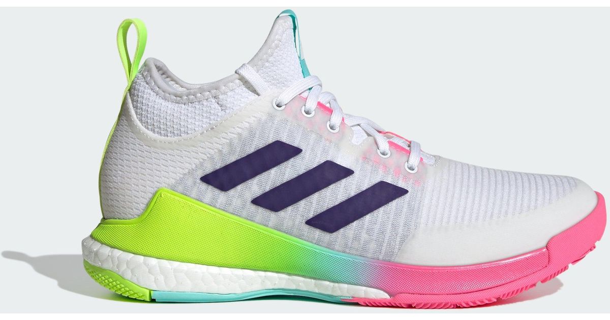 adidas Crazyflight Mid Shoes in Green | Lyst