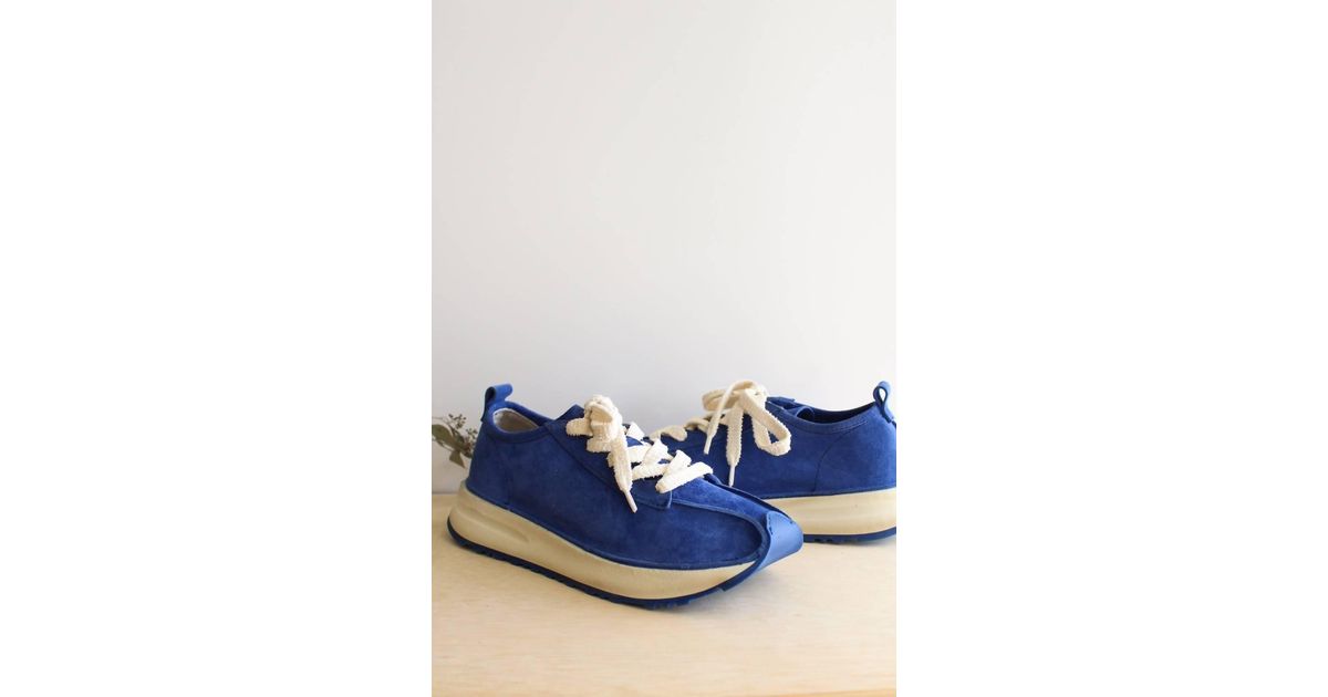 Moma Shoes Rain Sneakers in Blue | Lyst