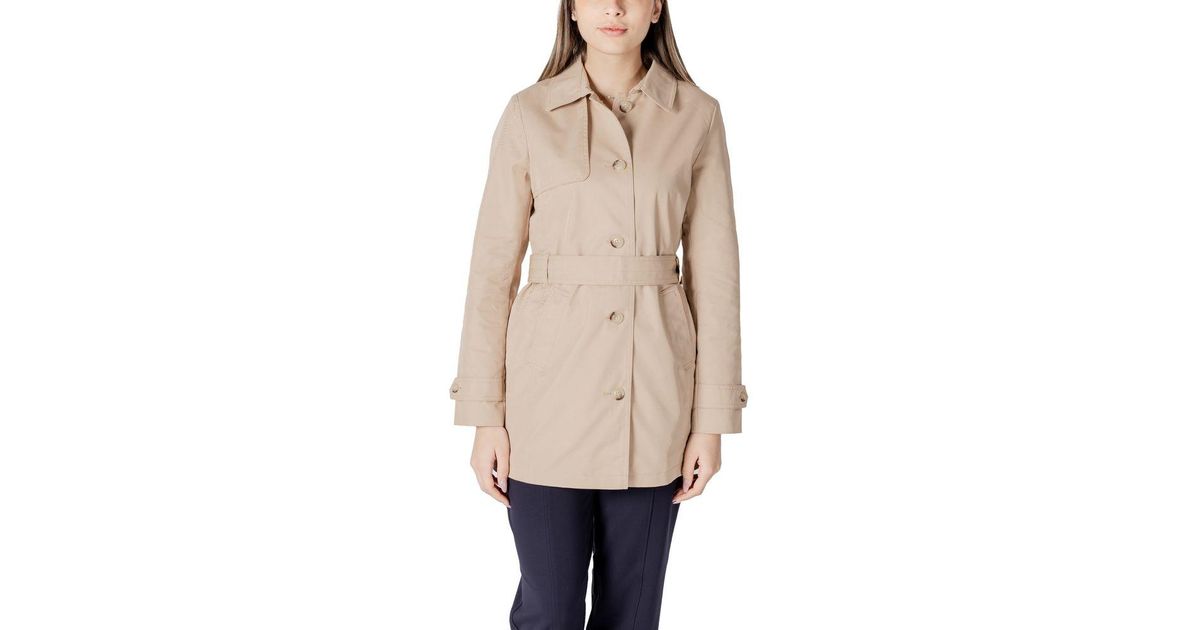 Street One Beige Cotton Jackets & Coat in Natural | Lyst