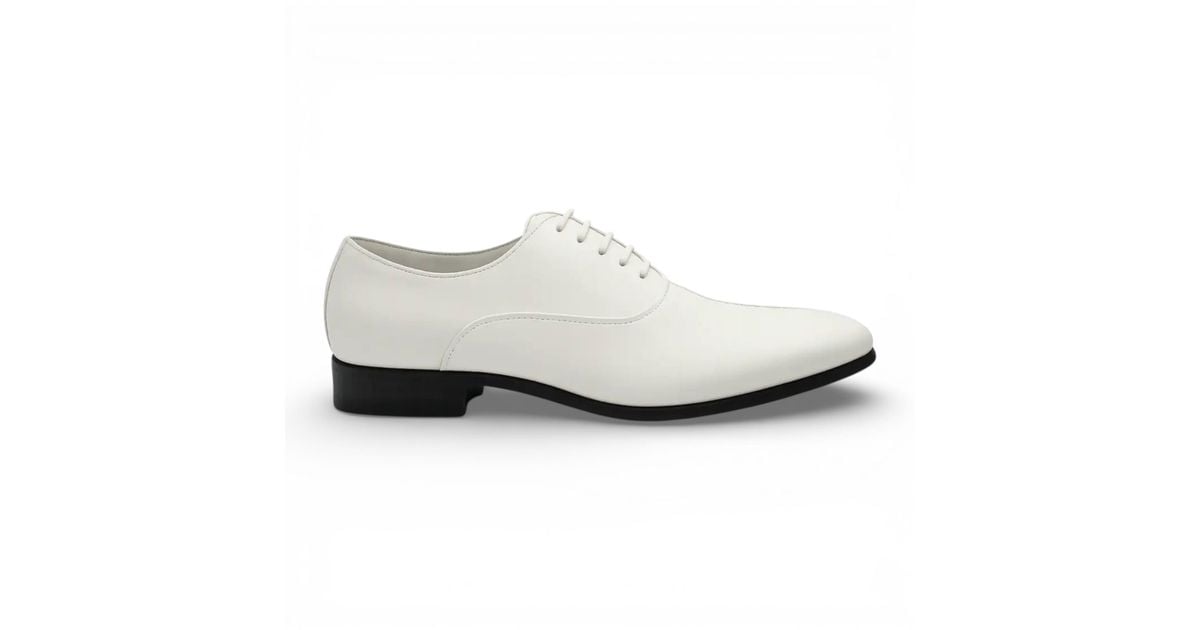 Infinity Leather Formal Patent Pu Leather Oxford Dress Brogue Shoes in ...