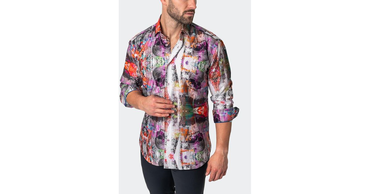 Maceoo Fibonacci Skullscramble in Red for Men | Lyst