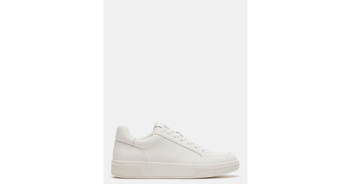 Steve Madden Engage Leather in White | Lyst