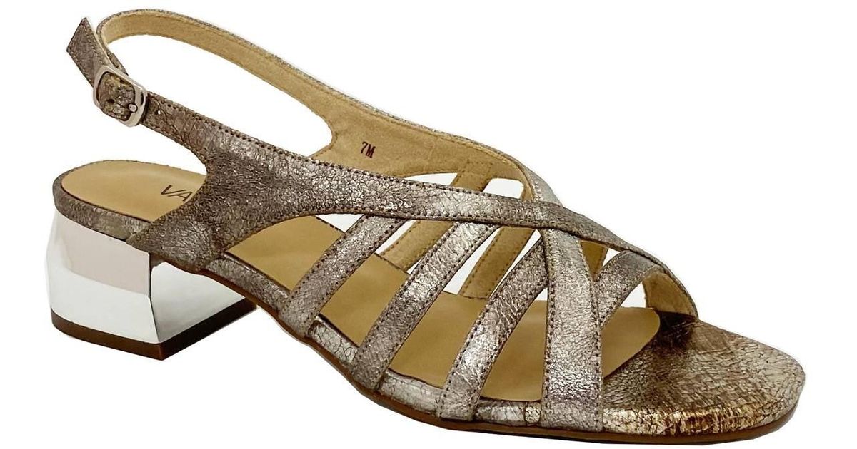 Vaneli Cilly Sandals in Metallic | Lyst