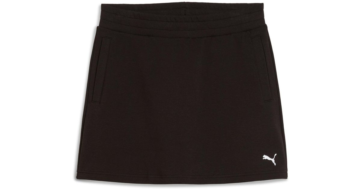 PUMA Essentials Skirt in Black | Lyst