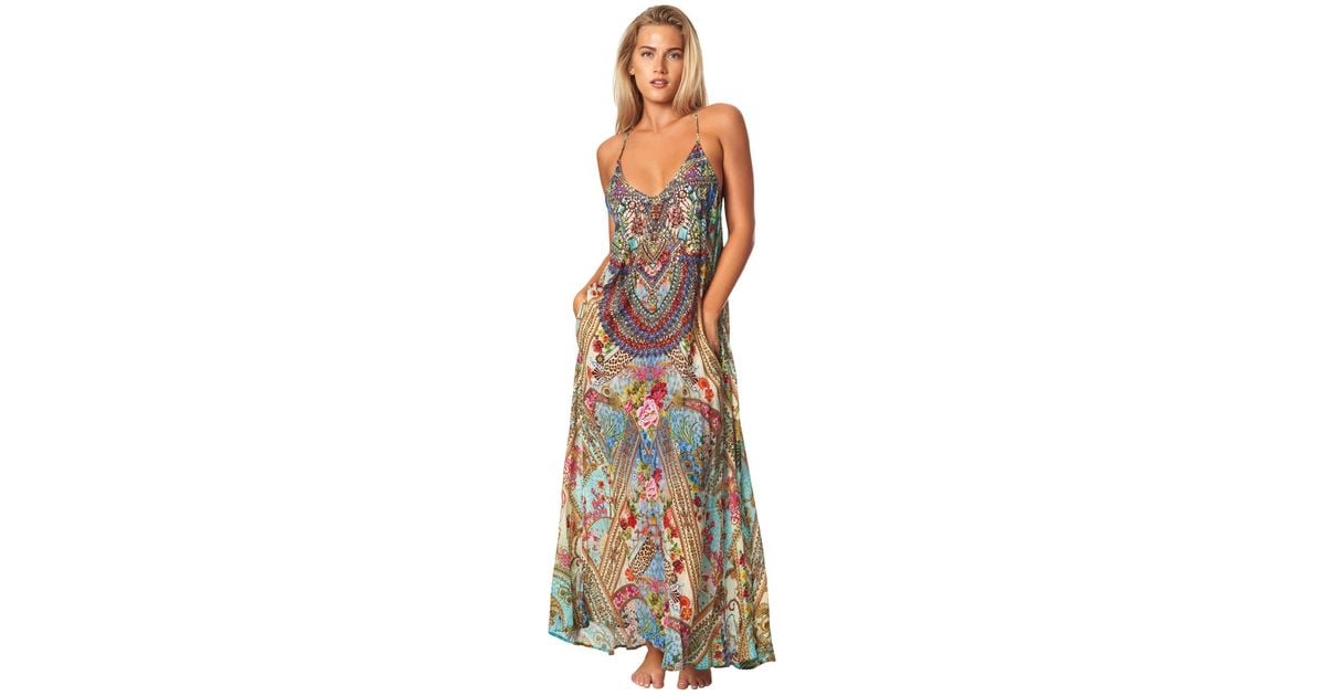 La Moda Clothing Power T-Back Maxi Dress | Lyst