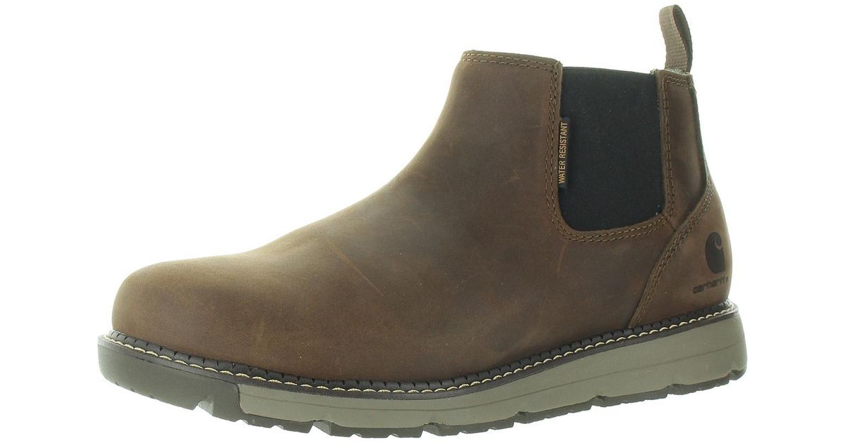 Carhartt 4" Romeo Wedge Boot Water Resistant Leather Work & Safety ...