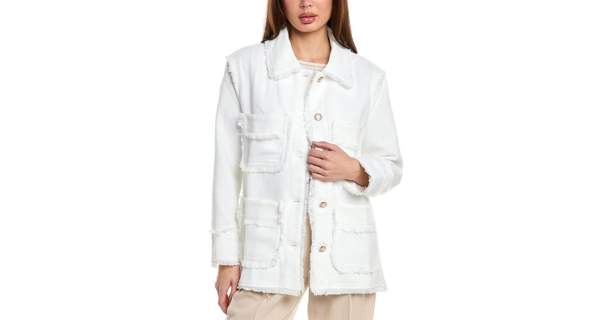 LaBiz Jacket in White | Lyst