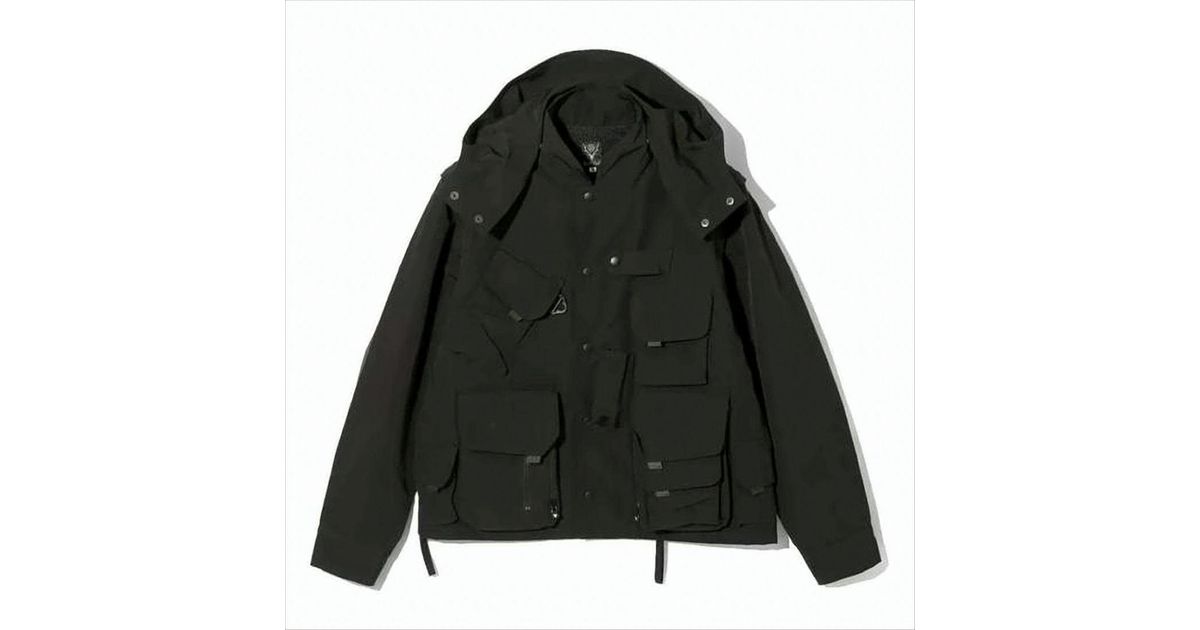 South2 West8 Utilitarian Jacket With Detachable Hood in Black for Men ...