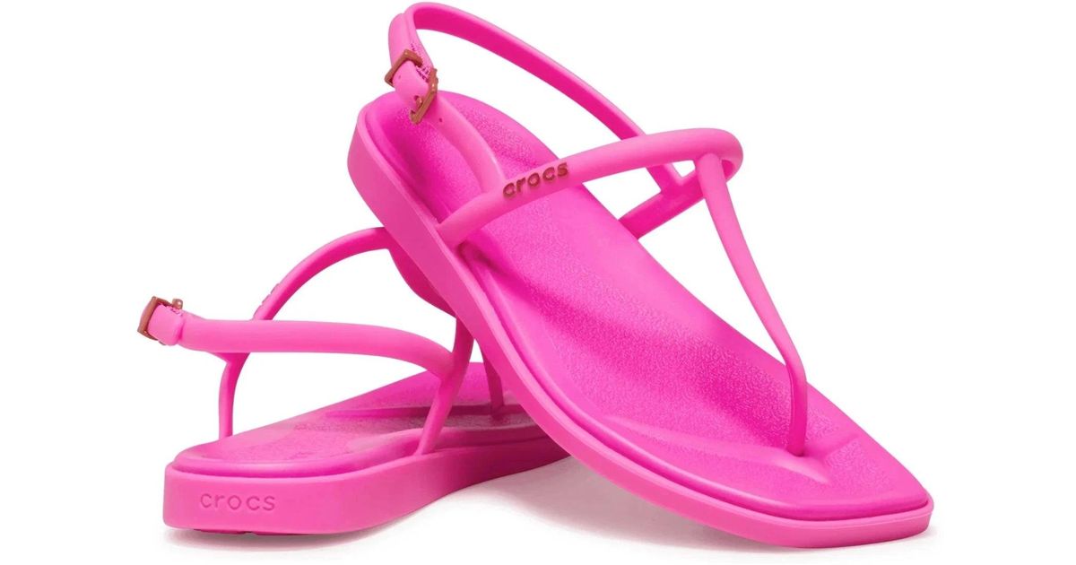 Crocs™ Miami Thong Sandal ( Crush) Sandals in Pink | Lyst