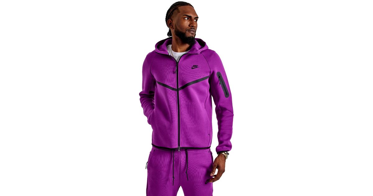 Nike Tech Fleece Windrunner Full-Zip Hoodie/ Hv0949-505 in Purple for ...