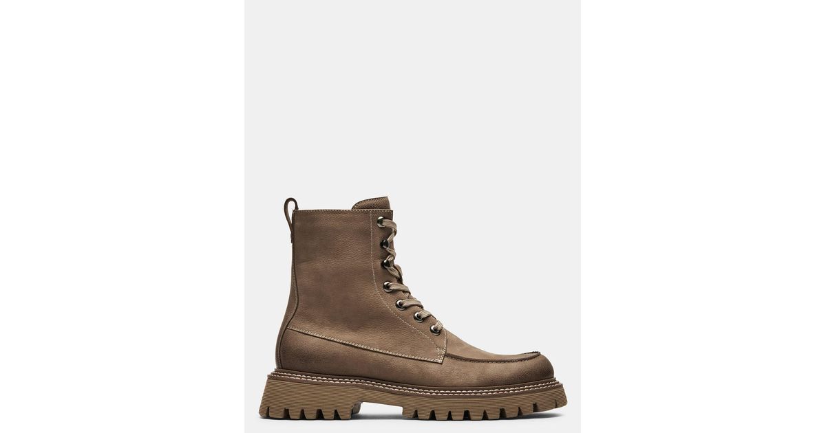 Steve Madden Wolf Wheat Nubuck in Brown for Men | Lyst