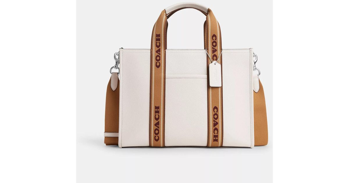 COACH Smith Tote in Pink | Lyst