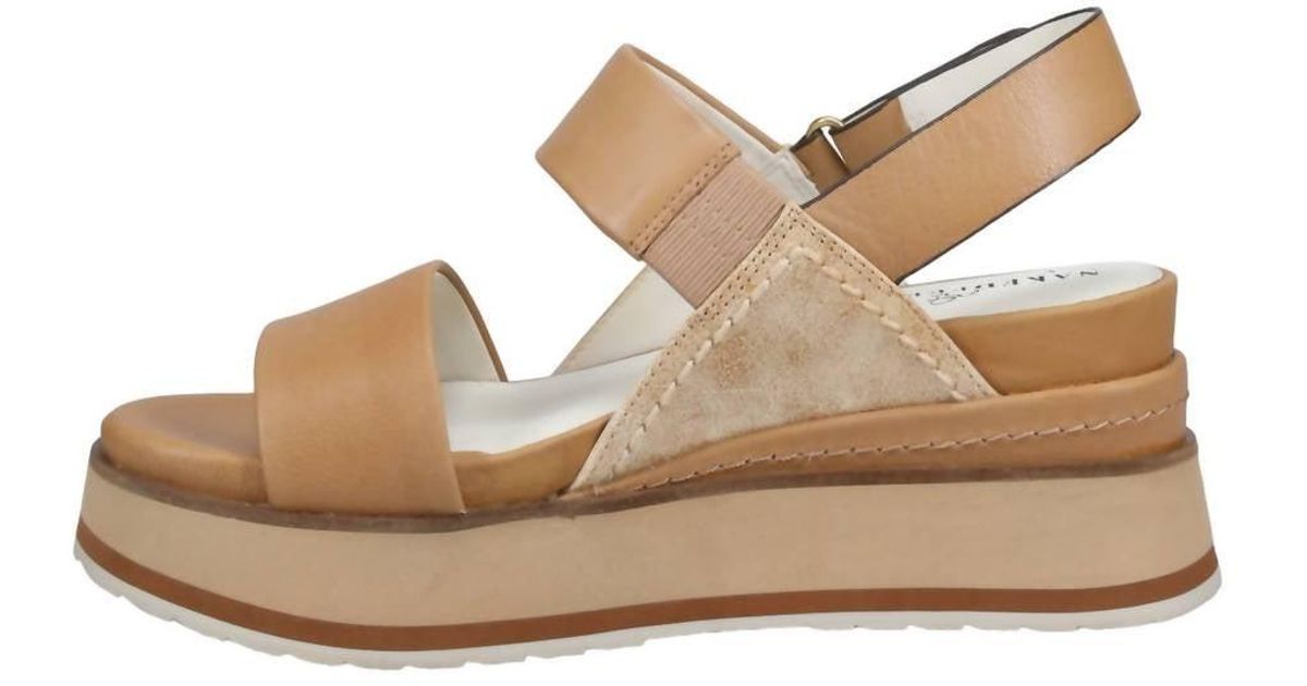 Naked Feet Dimension Sandal in Natural | Lyst