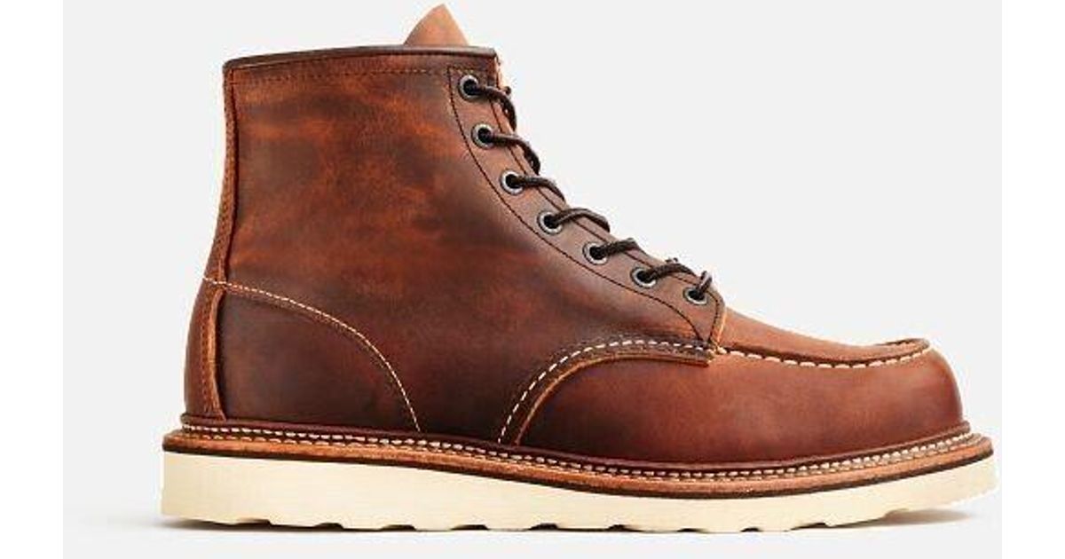 Red Wing Wing Classic 1907 Copper Rough & Tougs Leather Moc Toe 6 ...
