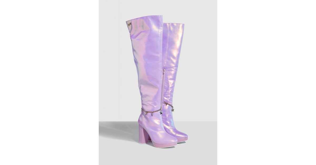 Sparkl Fairy Couture Naomi Boot in Purple | Lyst