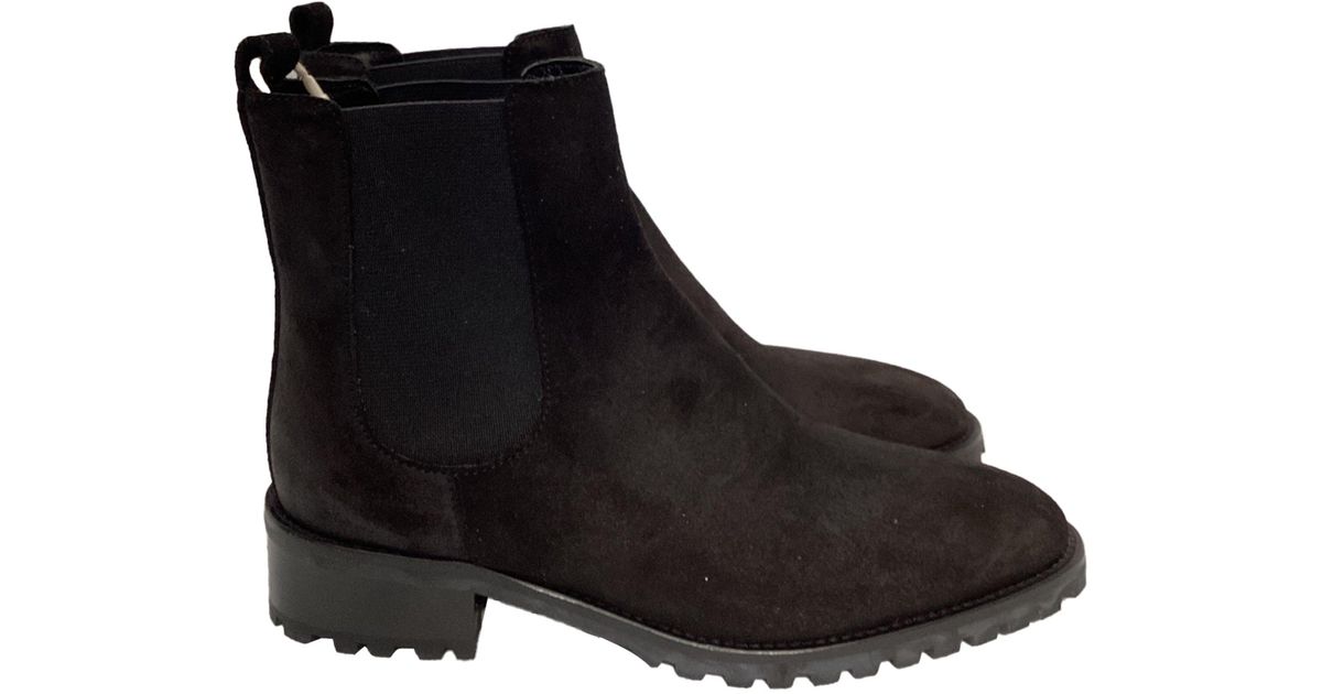 Manolo Blahnik Chelata Chelsea Boots in Black | Lyst