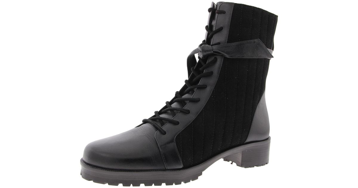 Alexandre Birman Clarita Quilted Leather Combat & Lace-Up Boots in ...