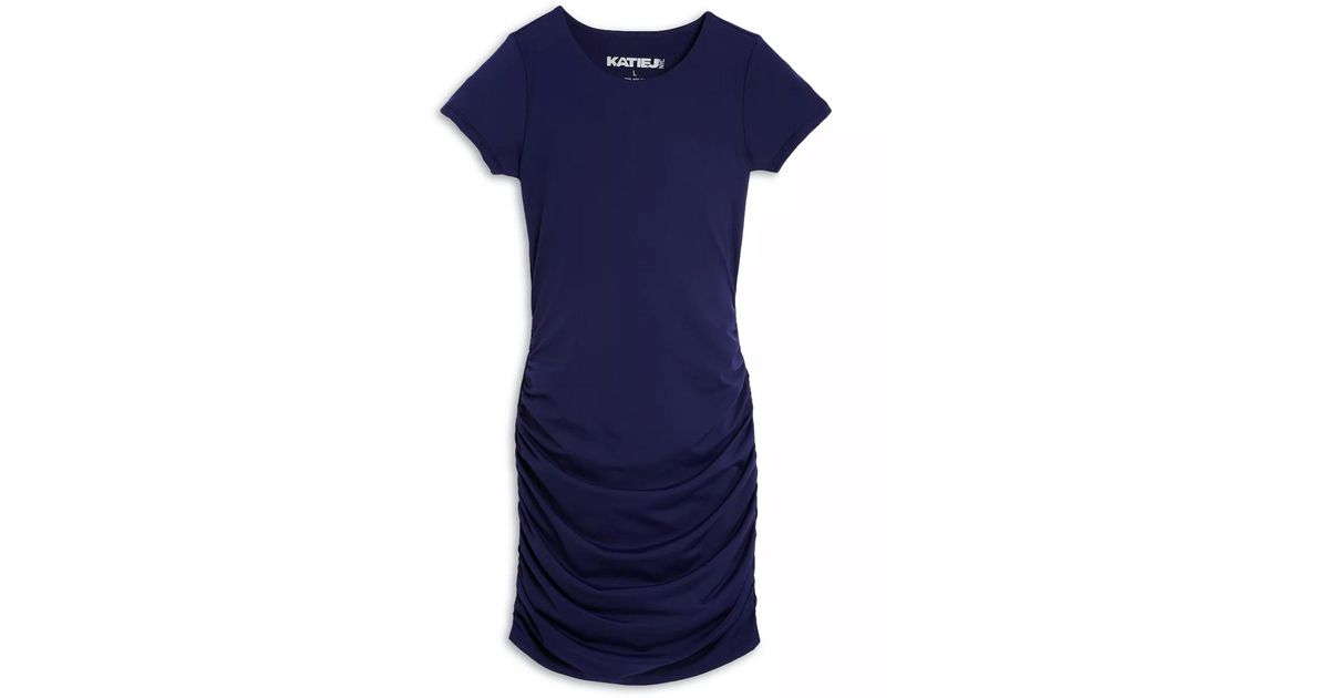 KatieJnyc Tween Girls Riley Ruched Dress in Blue | Lyst