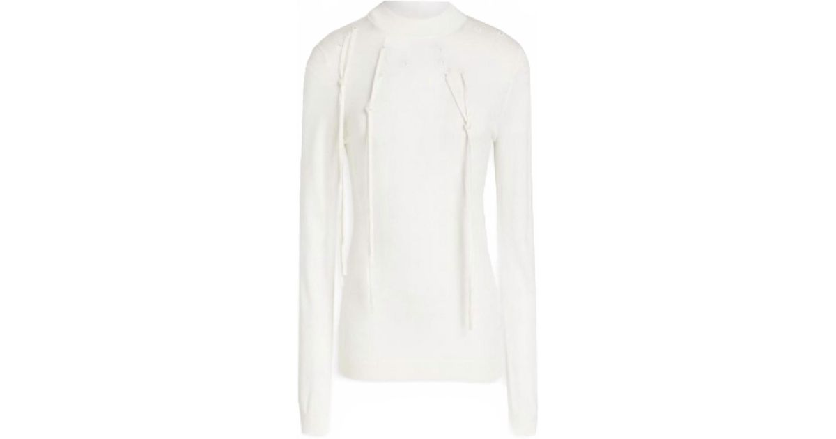 Palmer//Harding Turtleneck Sweater in White | Lyst