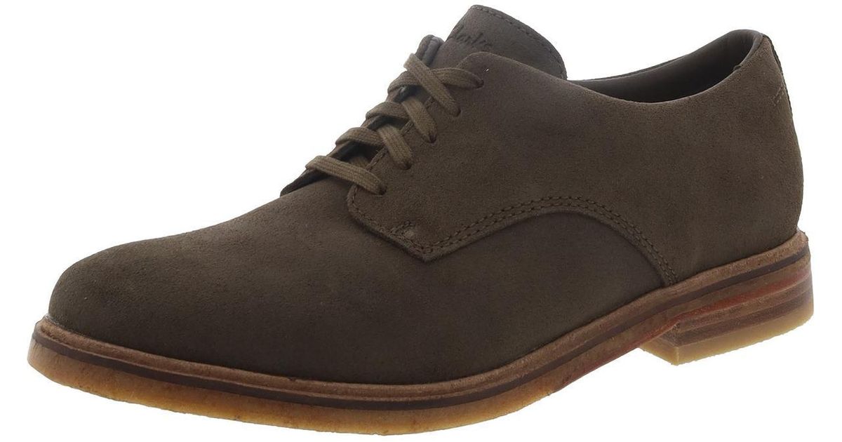 Clarks Clarkdale Walk Suede Lace-Up Oxfords in Brown for Men | Lyst