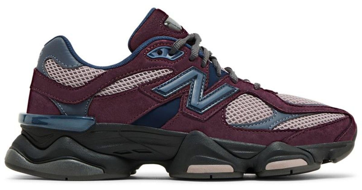 New Balance 9060 Plum Ice Wine in Black for Men | Lyst