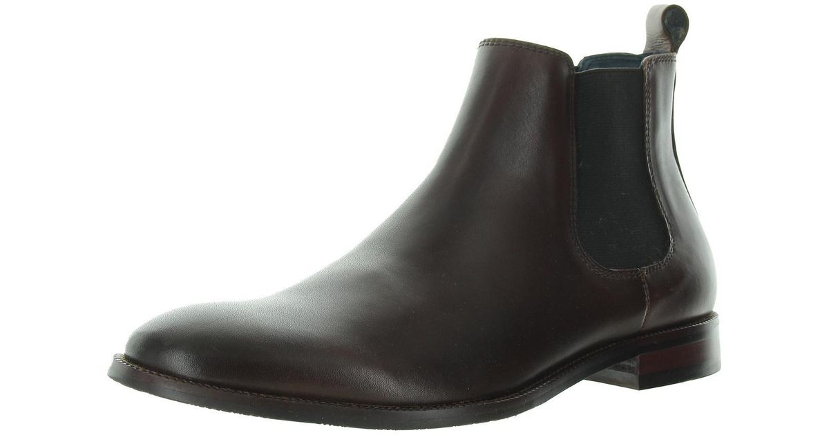 Blake McKay Stretch Leather Chelsea Boots in Black for Men | Lyst