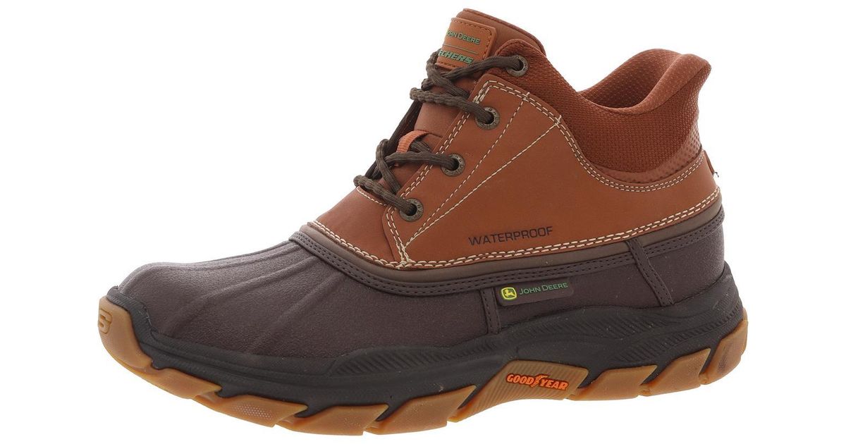 Skechers Respected in Brown for Men | Lyst