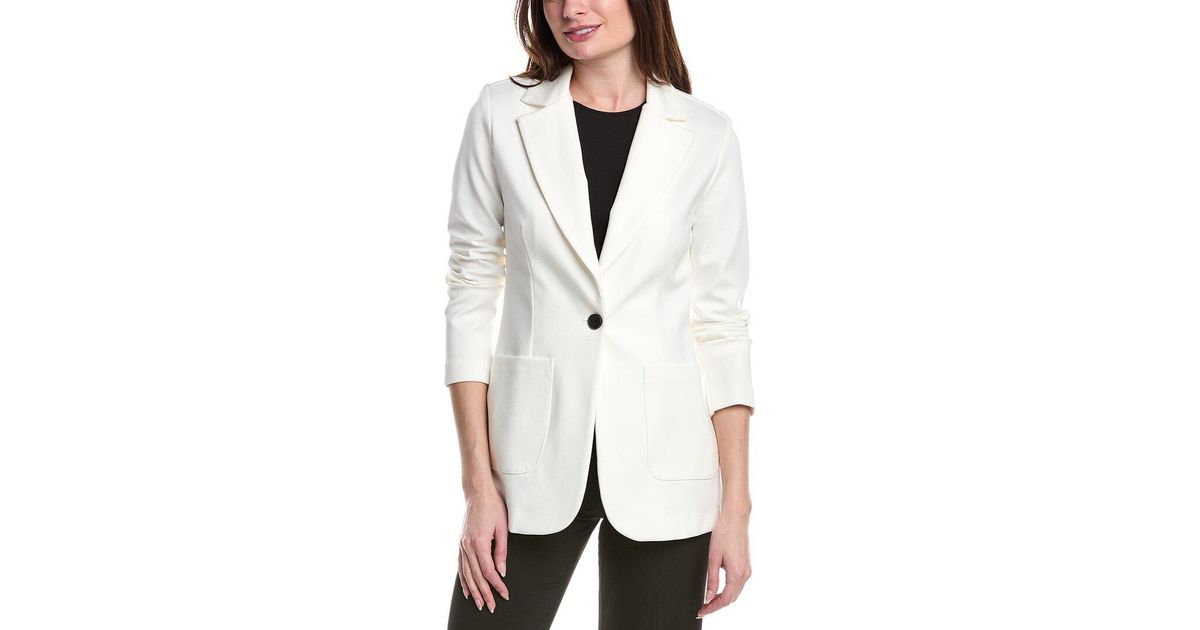 Joseph Ribkoff Blazer in White | Lyst