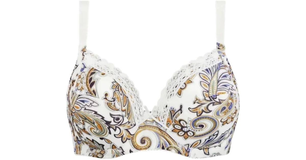 Antigel Boudoir de Filles Evasion Cashmere Three Part Seam Bra in White ...