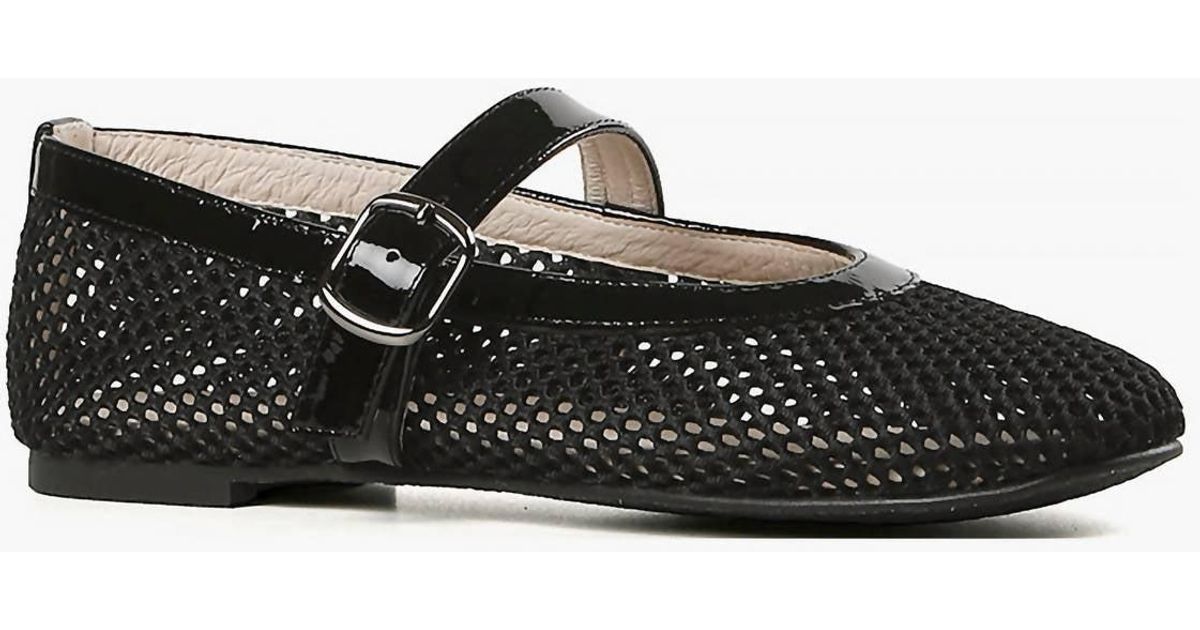 All Black Amazing Jane Flats in Black | Lyst