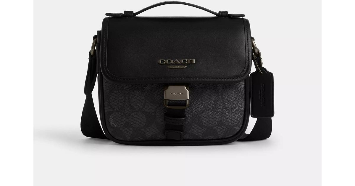 COACH Racer Crossbody Bag in Black | Lyst