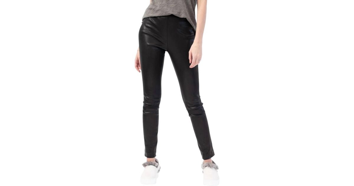 Rag & Bone Simone Lamb Leather Pants in Black | Lyst