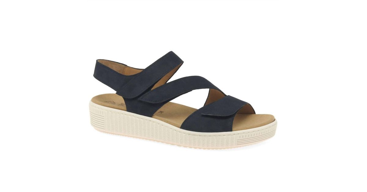 Gabor 43.600 Sandals in Blue | Lyst