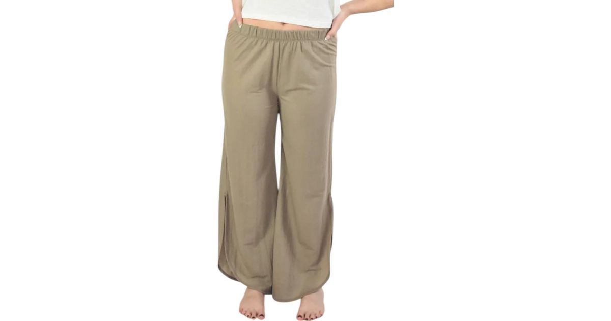 falcon park Casey Lounge Pants in Natural | Lyst