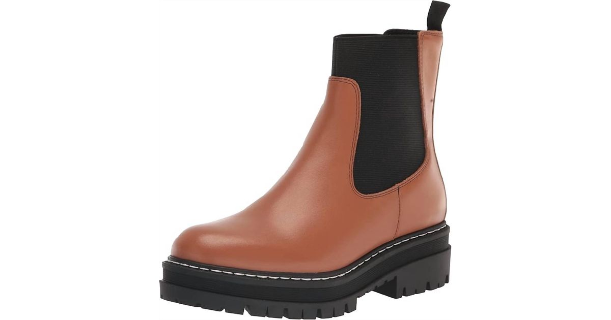 Marc Fisher Patrick Ankle Boots in Brown | Lyst
