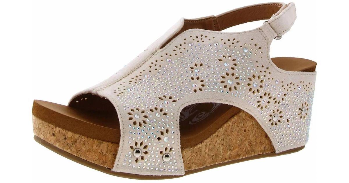 Very G Starry Nights Wedge in Brown | Lyst
