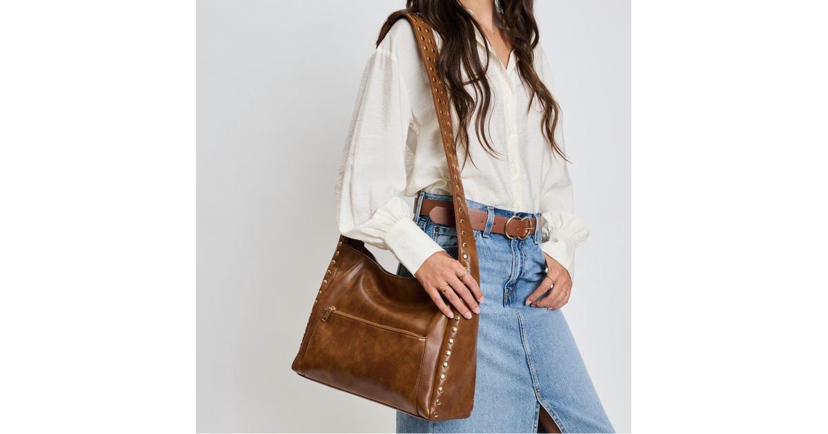 Moda Luxe Erika Crossbody Bag in Brown | Lyst